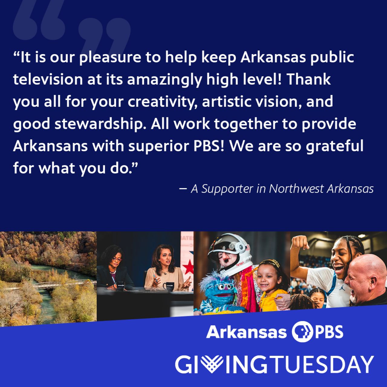 Giving Tuesday - Viewer Feedback | Arkansas PBS